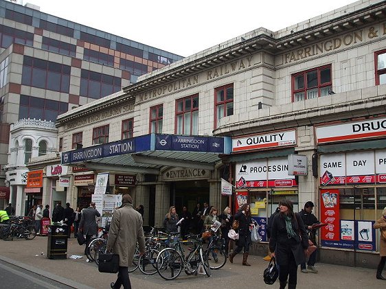 Farringdon Station, London